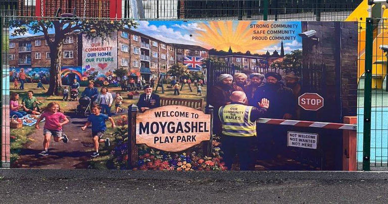 Banner in children’s playpark removed and treated as hate incident