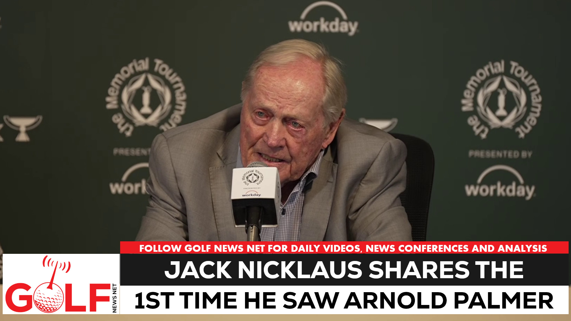 Jack Nicklaus shares the first time he saw Arnold Palmer