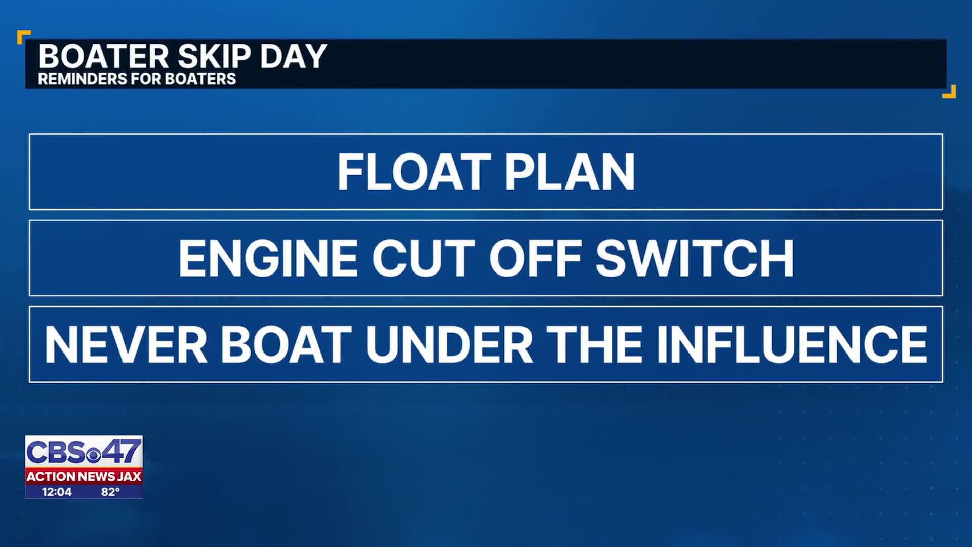 Boater Skip Day 2026: How to stay safe on the water