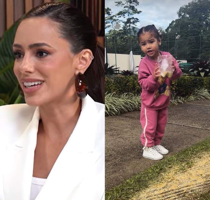 Bruna Biancardi encanta ao mostrar Mavie e Mel alimentando os pássaros