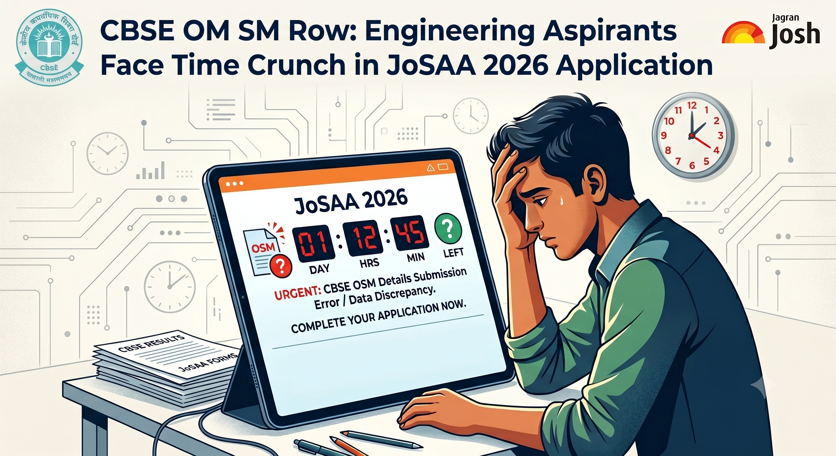CBSE OSM row: Engineering aspirants face time crunch with JoSAA 2026 ...