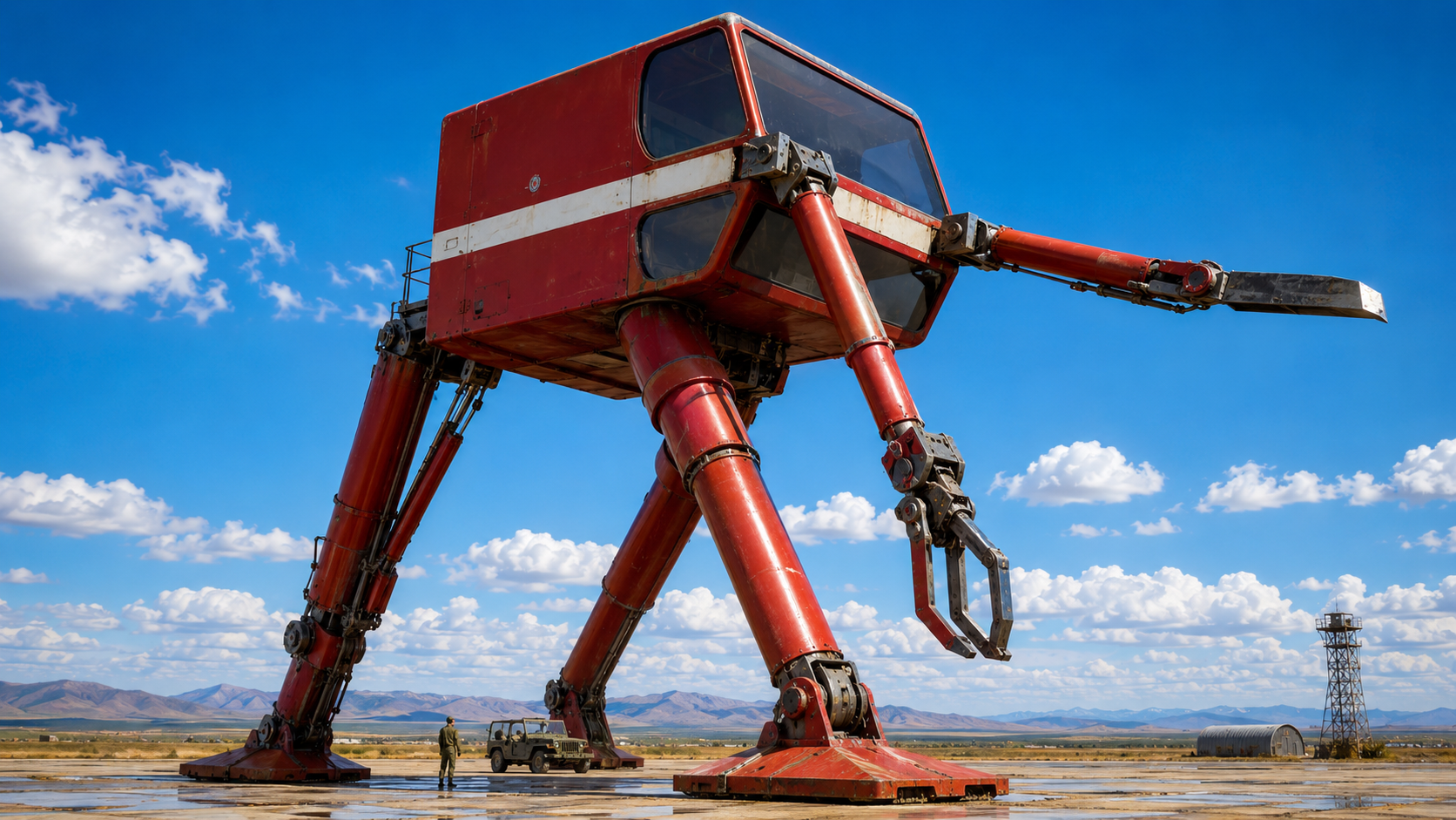 What happened to giant walking machines? The mech that almost left the lab