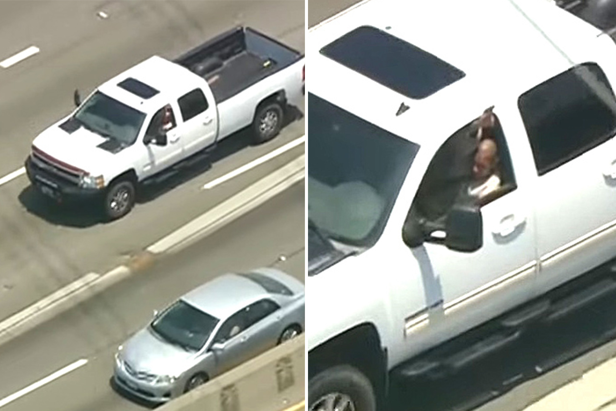 Dramatic LA police chase ends with vicious takedown of suspect