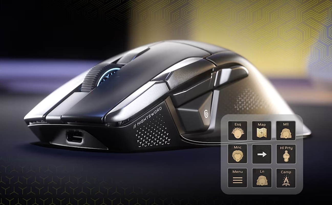 Corsair’s new Nightsword v2 mouse has a built-in Stream Deck button