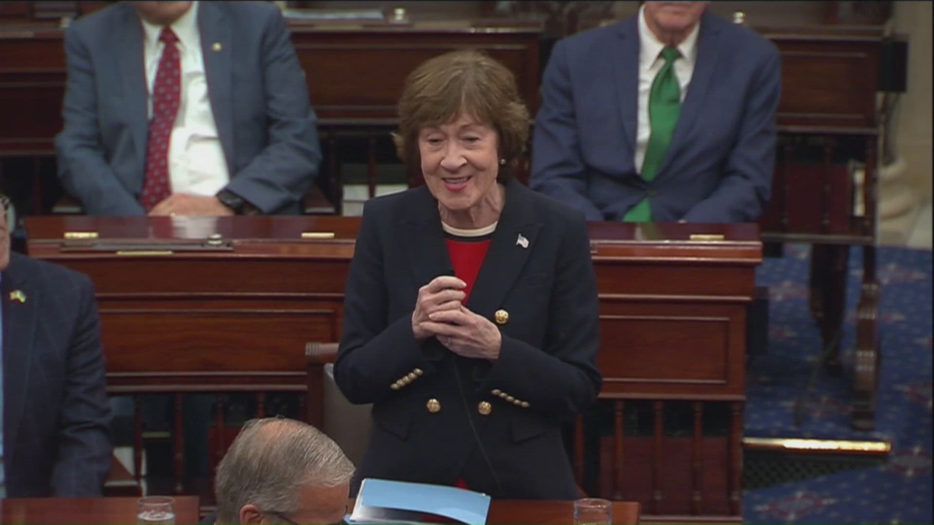 Senator Susan Collins cast her 10,000th consecutive Senate roll call ...