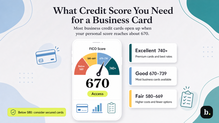 Minimum requirements for business credit cards