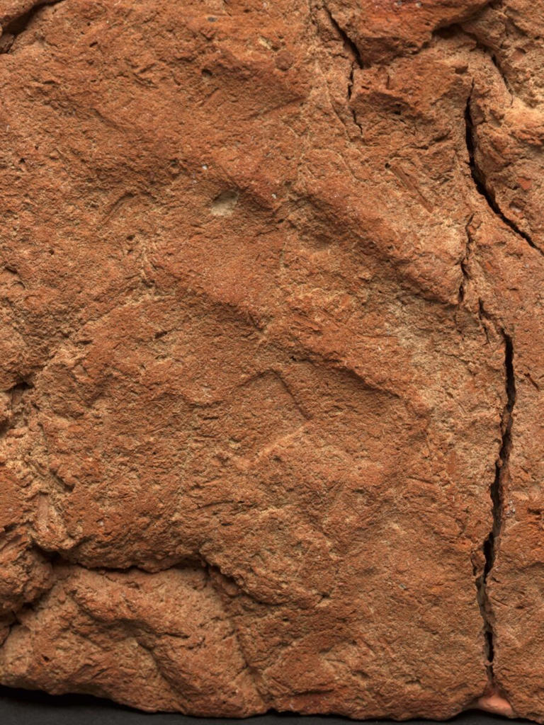 Archaeologists found a complete 4,000-year-old handprint hidden beneath ...