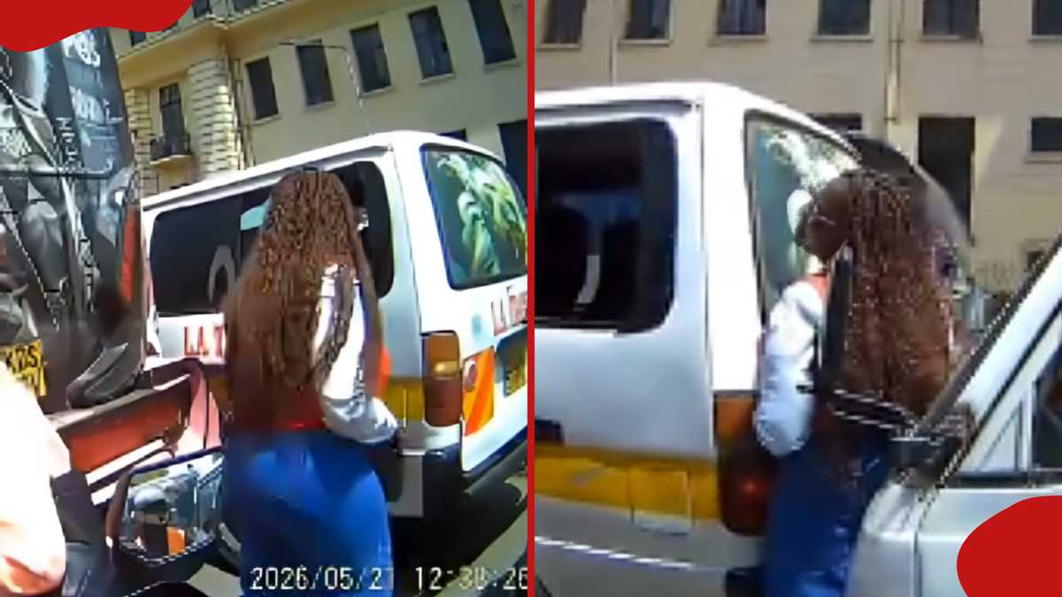 Nairobi woman nearly crushed after being sandwiched between 2 matatus ...