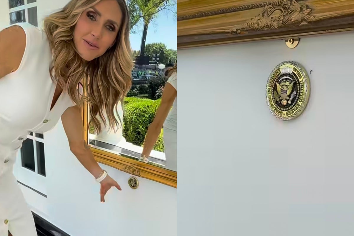 Trump added medallions ‘all over’ the White House, Lara Trump reveals