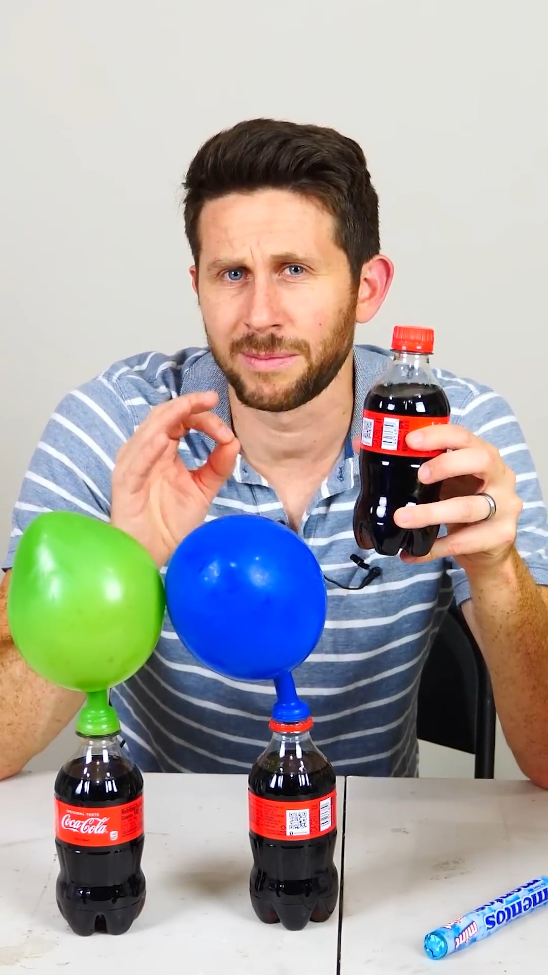 I show you how Mentos is only a catalyst to release CO2