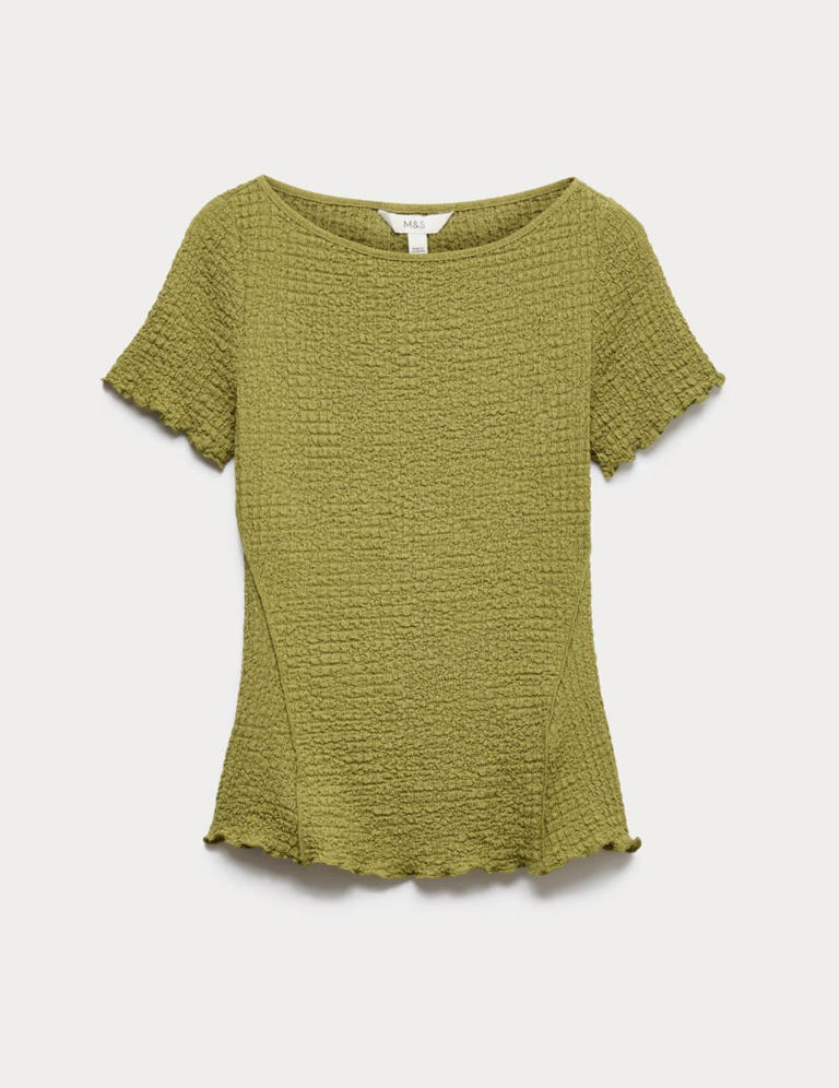 M&S's lime green blouse and trouser set is the easy, comfy way to wear ...