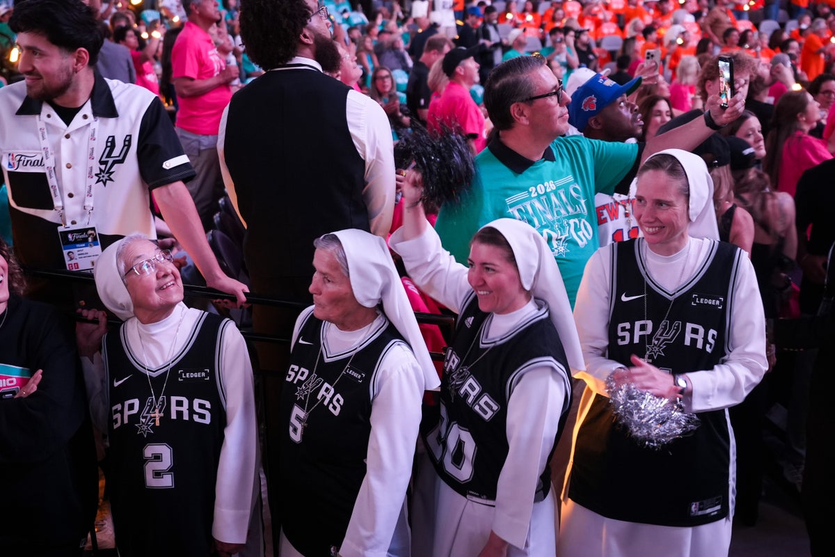 Meet the 'Spurs nuns': The superfans praying for NBA finals glory