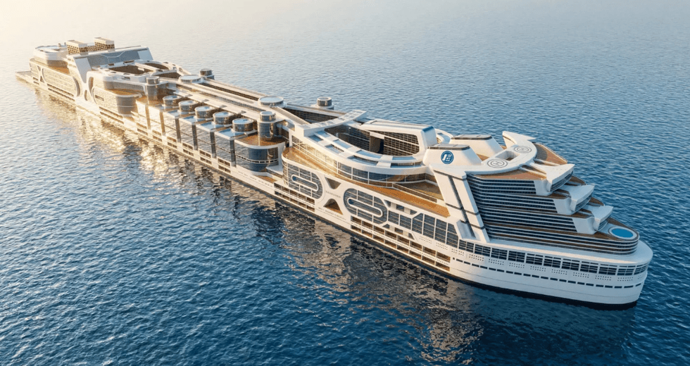 Plans revived for massive mile-long Freedom Ship floating city