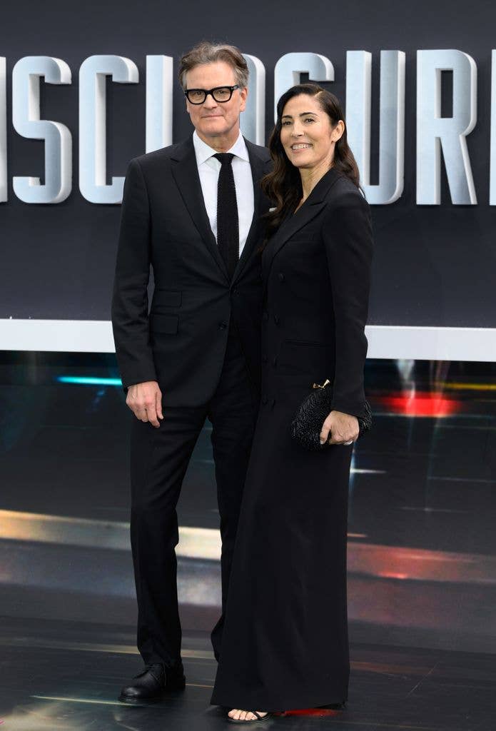 Colin Firth makes second-ever public appearance with glamorous new ...