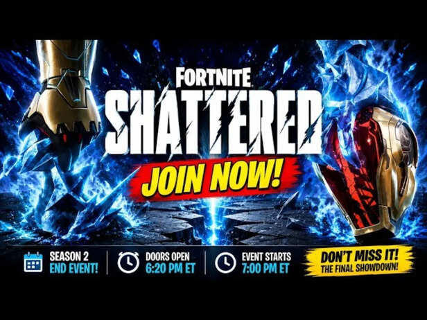 Fortnite shattered live event: Start time, rewards, and how to join