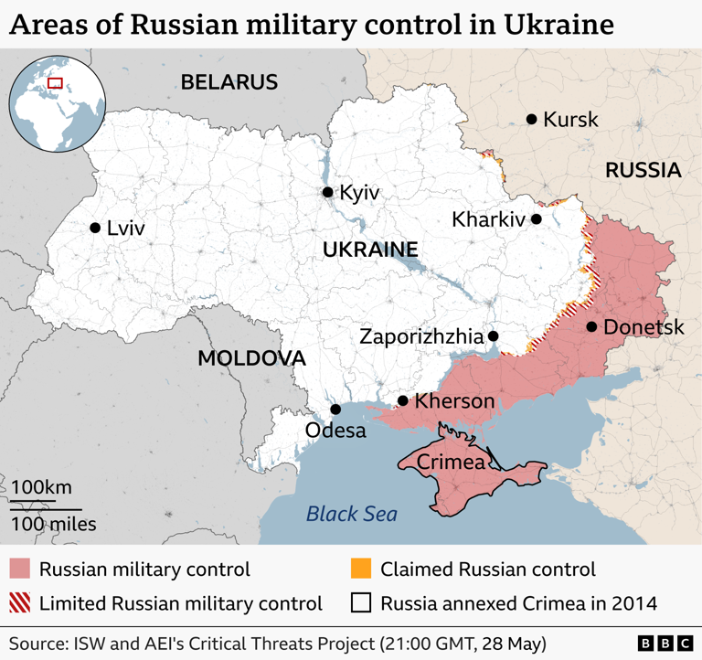 Ukraine strikes 'illegal' cargo ships in Sea of Azov as Putin prepares ...