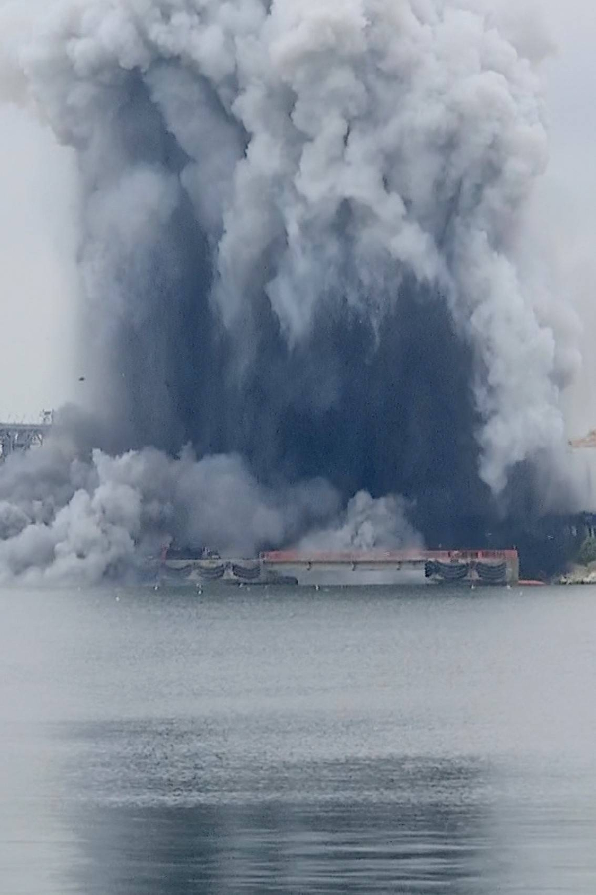A maritime drone explodes at a Romanian Black Sea port, no one hurt