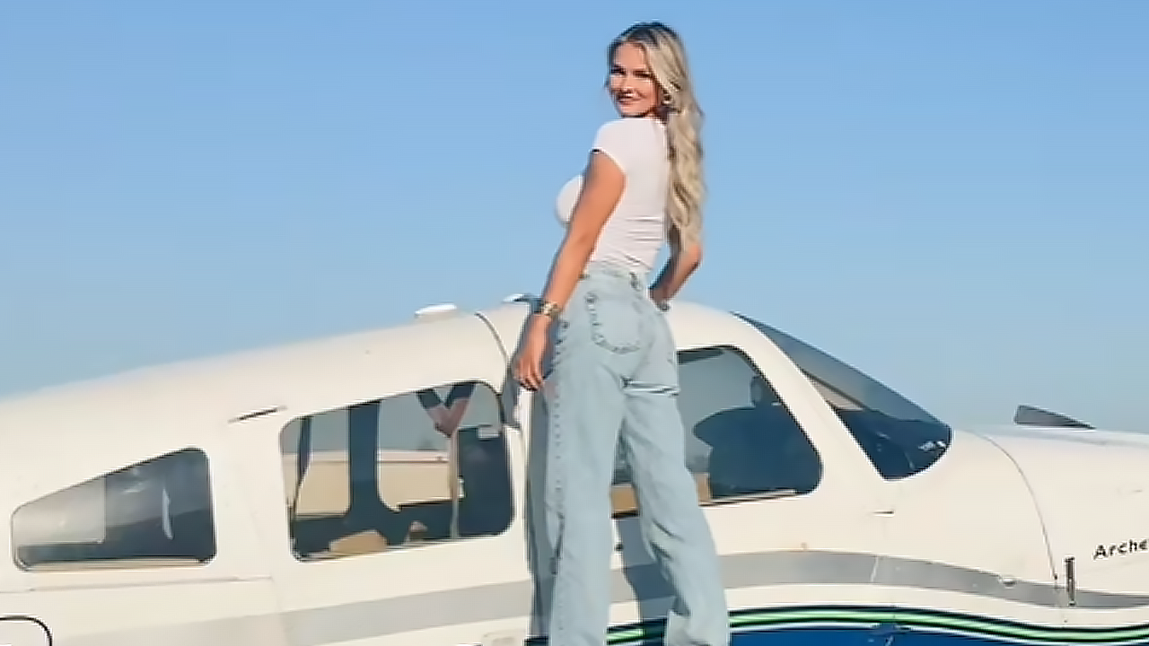 Touring a small private aircraft