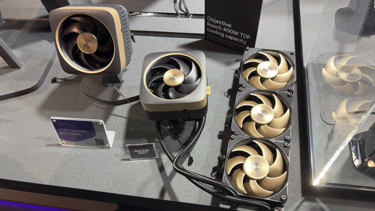 Cooler Master's concept AIO adds a massive fan to the pump block for ...