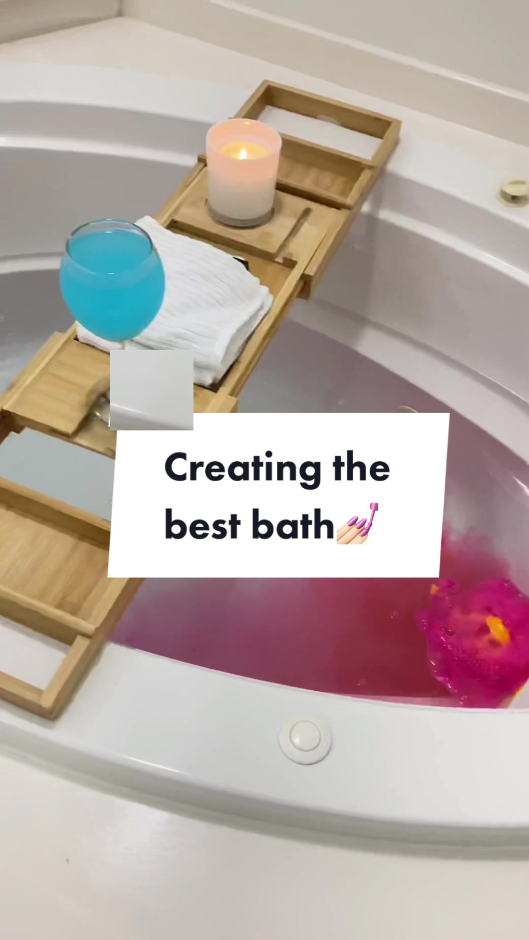 How I set up the perfect bubble bath experience