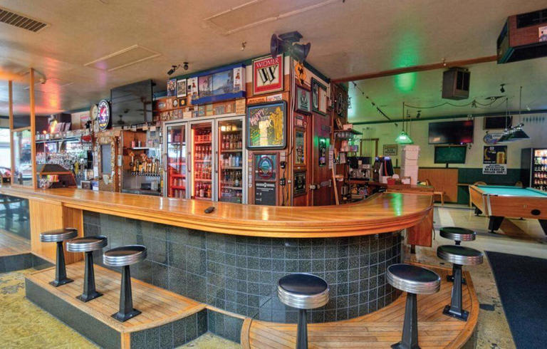 Olympia has a new go-kart track. Downtown building and tavern are for sale.