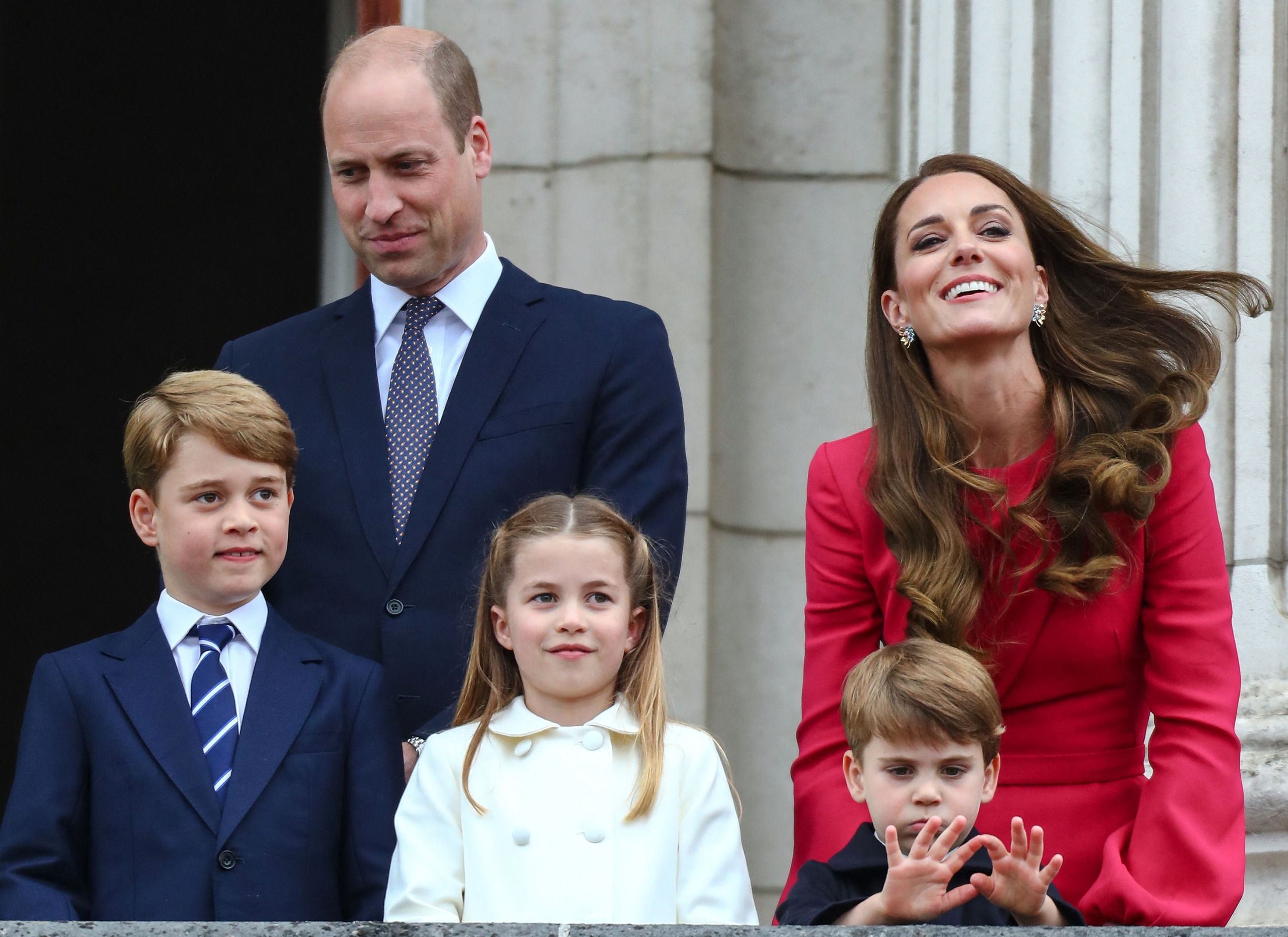 'Normal' Prince William seen bringing youngest son Louis to several ...