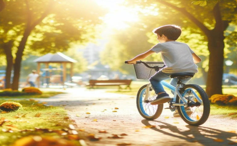 Kids once rode bikes for miles without helmets