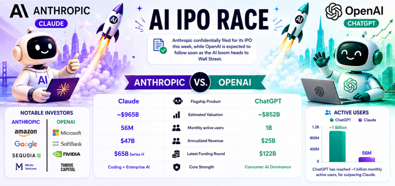 Ultimate AI showdown: Anthropic and OpenAI head for Wall Street