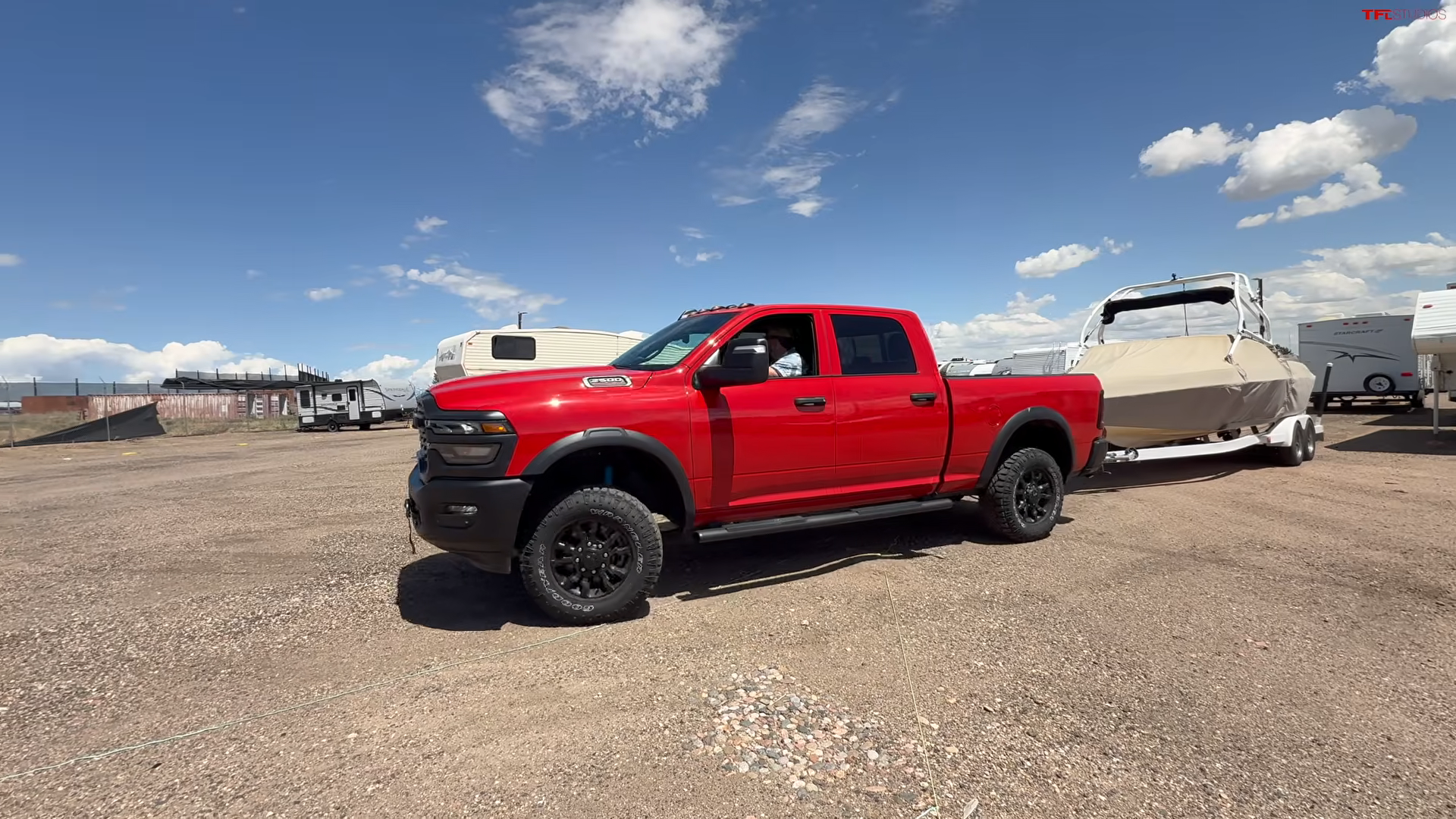 This American off-road truck faced trails, cargo and highway miles ...
