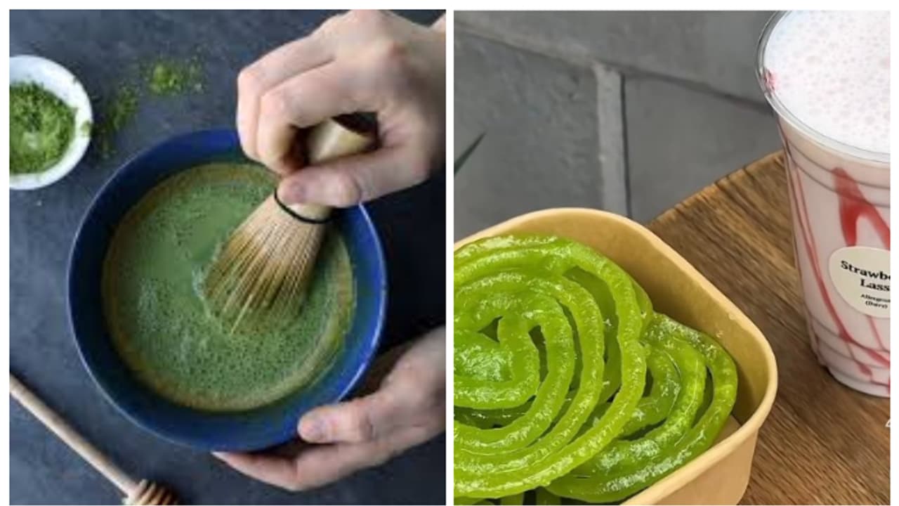 Viral matcha jalebi with strawberry lassi sparks chaos among food ...