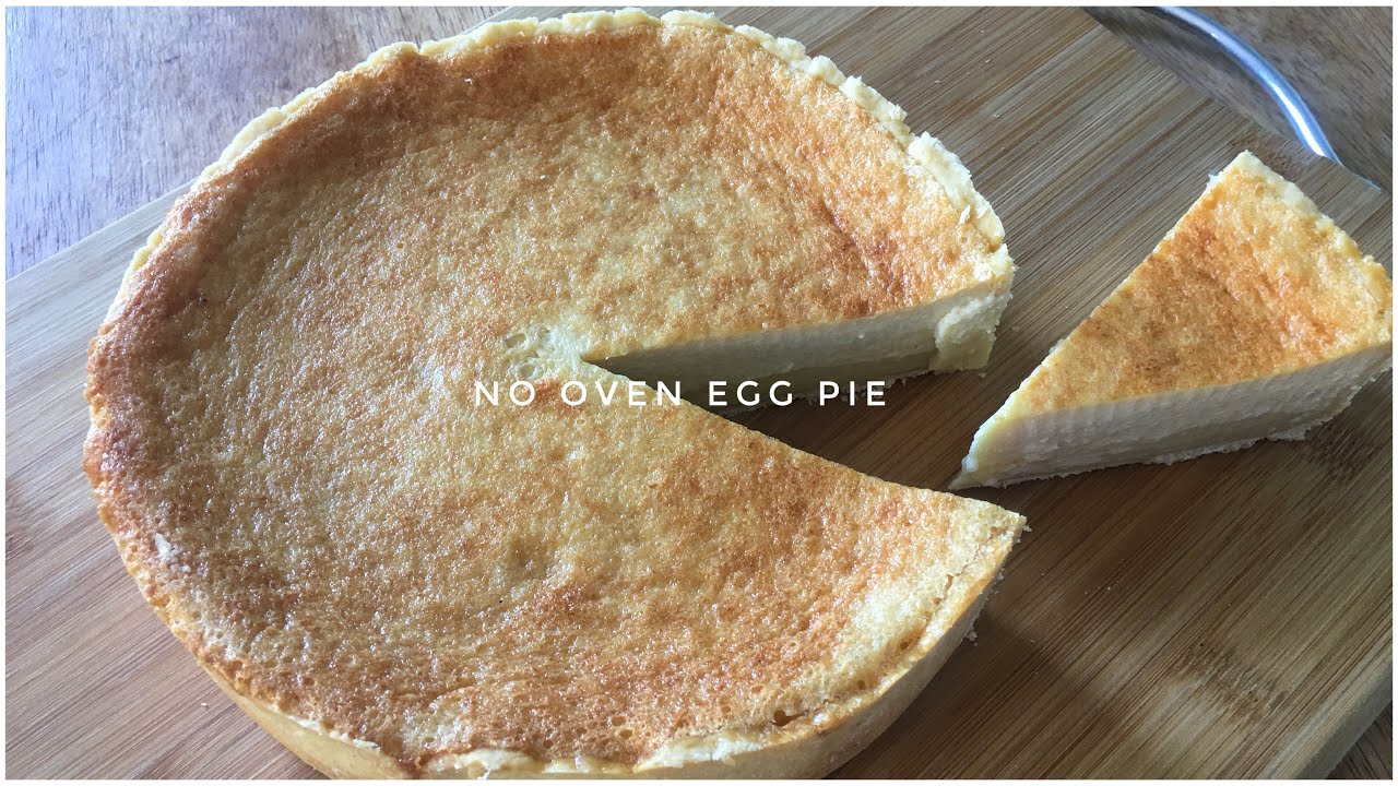 No-bake egg pie recipe without oven or mixer