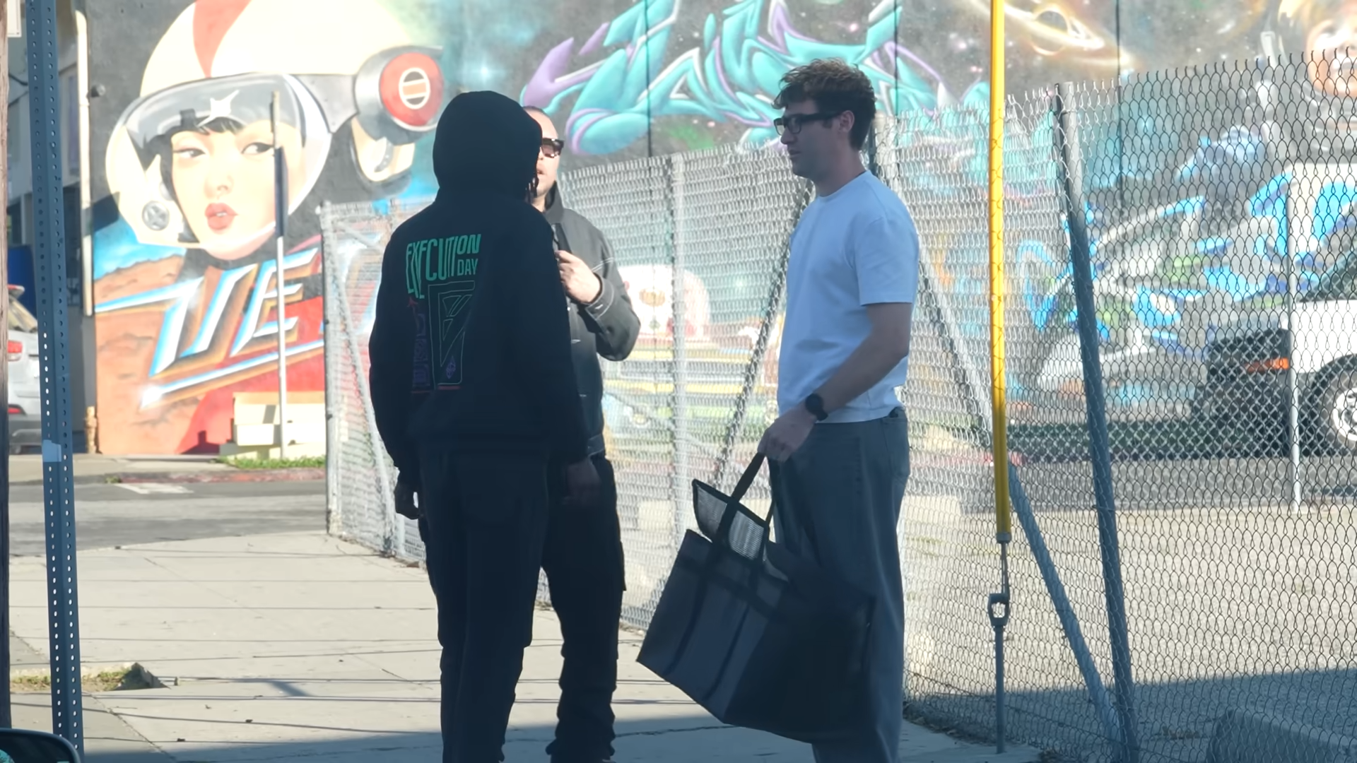 A scammer walked up for cash - then the cameras came out
