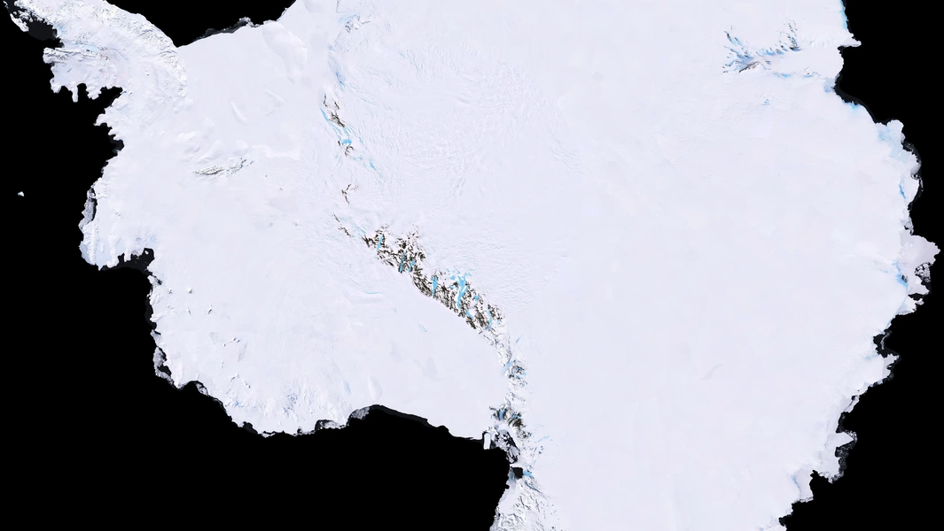 Vast fan-shaped basin network found beneath East Antarctica