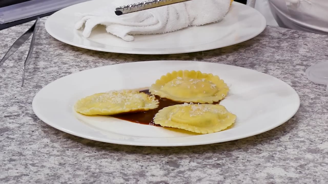 My most elegant ravioli yet – stuffed with lots of cheese and a surprise!