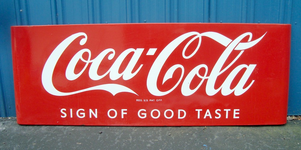 14 vintage advertising signs that sell for thousands at auction