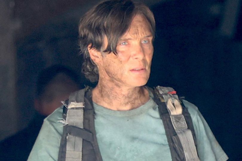 Cillian Murphy covered in dirt as he's spotted on the set of new movie
