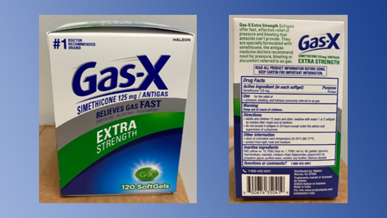Recall alert: Gas-X Extra Strength Softgels recalled due to potential ...