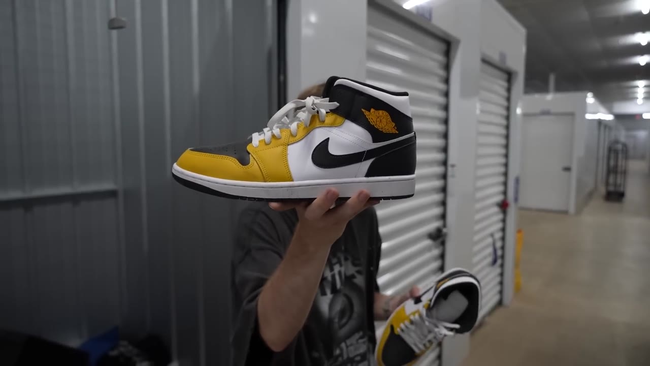 Sneaker jackpot: Buying an abandoned storage unit