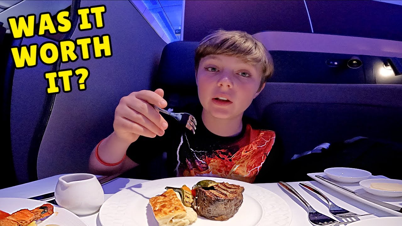 $30,000 business class with kids | 24 hours in the world's best ...