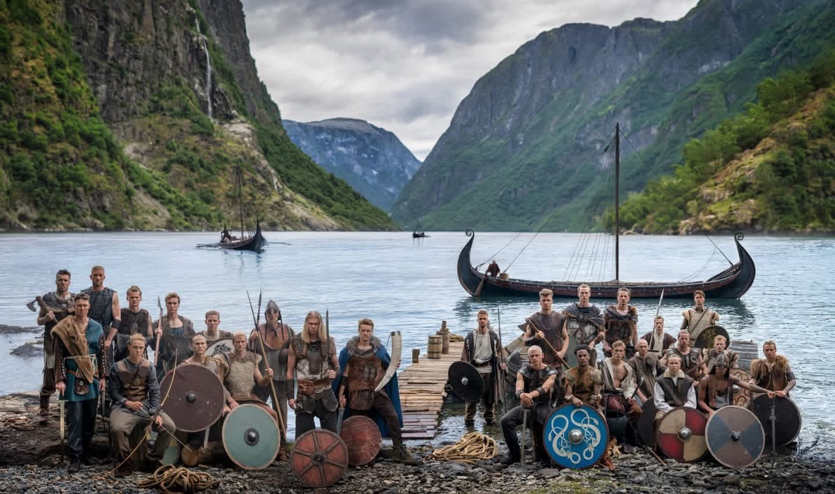 Norway football team in Viking-inspired World Cup photoshoot