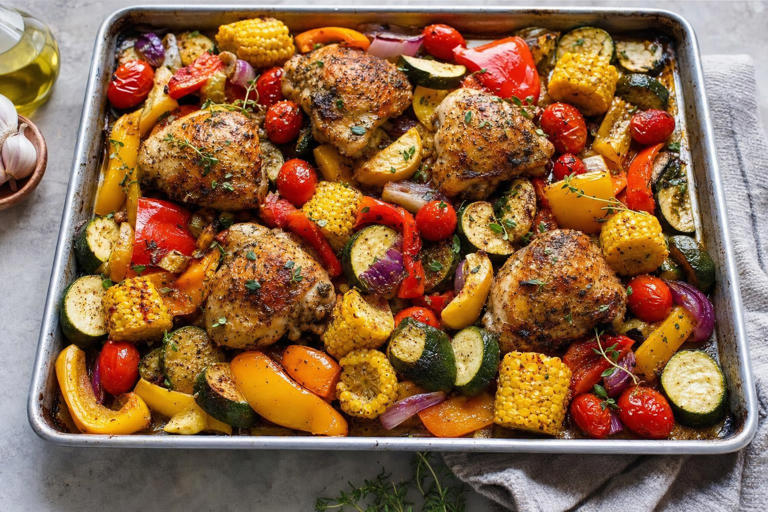 14 recettes de poulet au four sur plaque pour l'été