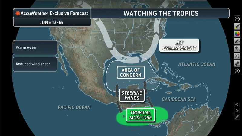 Tracking the tropics for homegrown development in early June