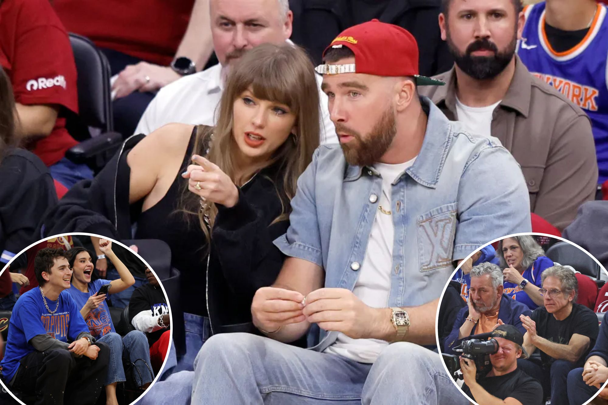 Taylor Swift, Travis Kelce and legendary Knicks fans' courtside seats ...