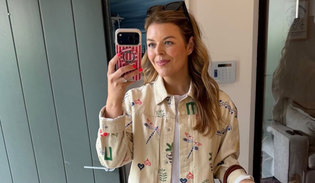 Doireann Garrihy 'rattled' as she takes first trip without baby