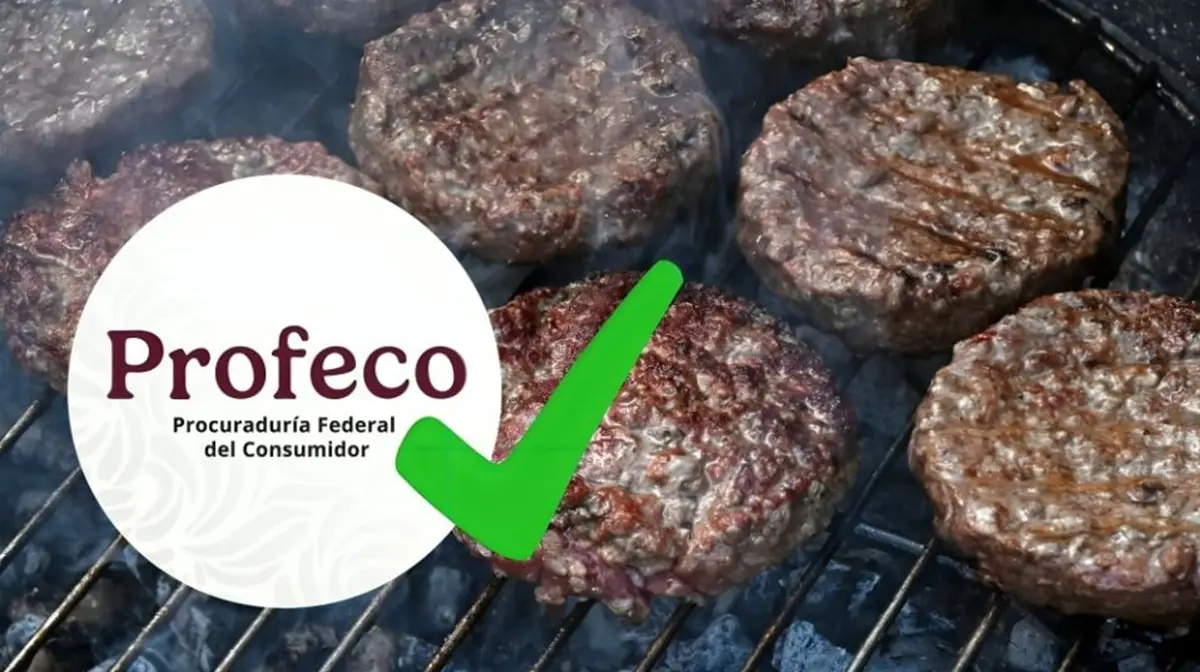 Profeco recomienda las marcas de carne para hamburguesa que son 100% carne