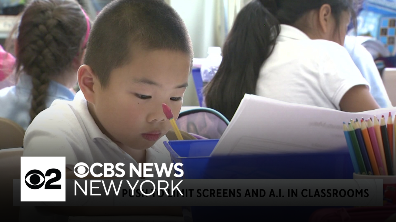 Push to limit screens and AI in classrooms