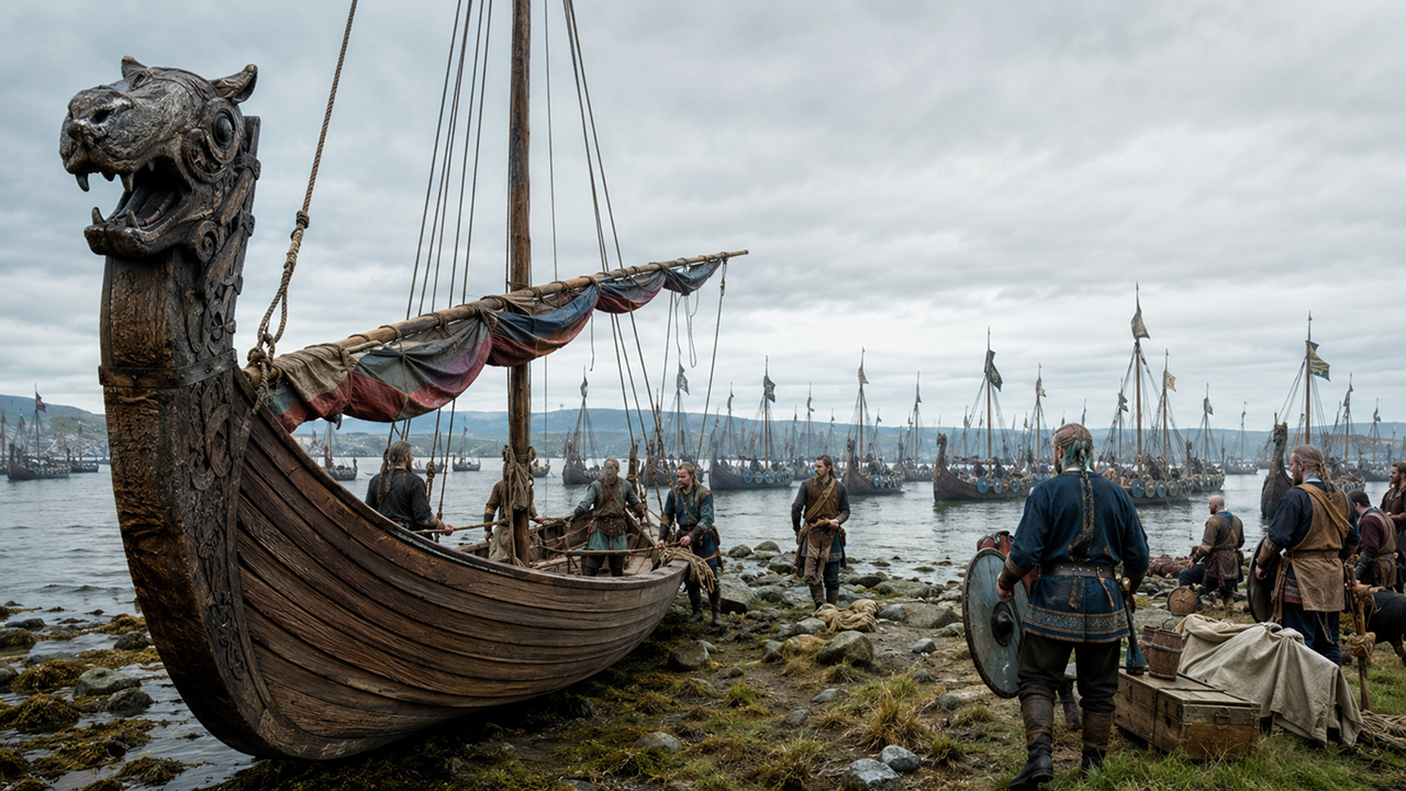 The Viking sea empire that almost swallowed England, Olaf Guthritson ...