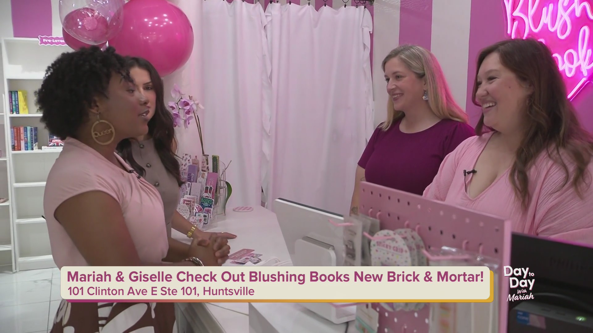 Mariah & Giselle check out Blushing Books new brick & mortar! | June 5 ...