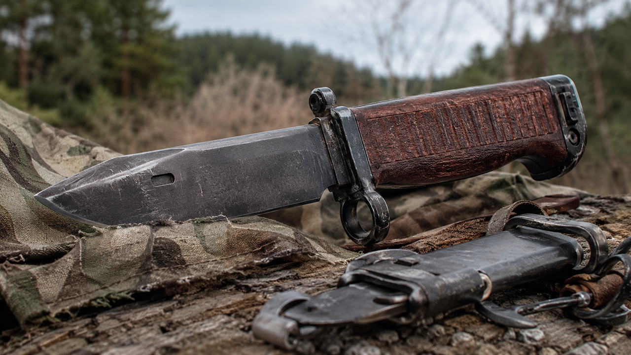 Ukraine's 225th Regiment captured a Soviet knife that fires silent bullets