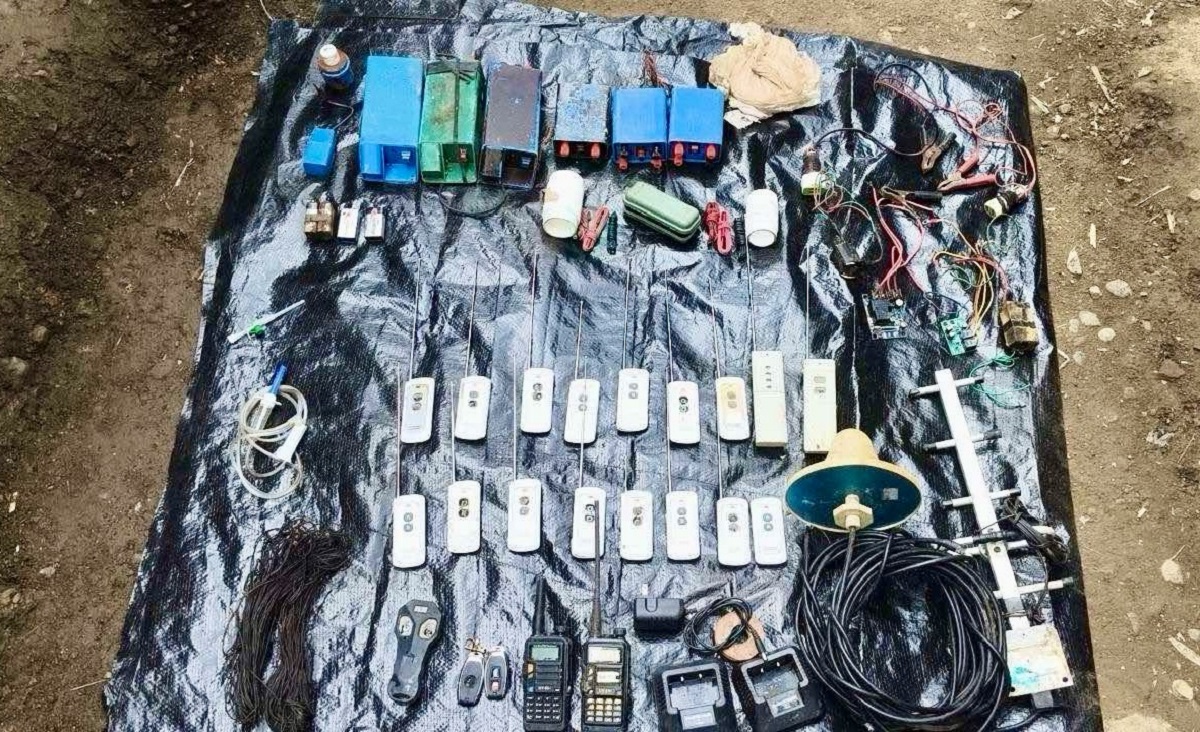 Suspected anti-personnel mine components seized in Masbate